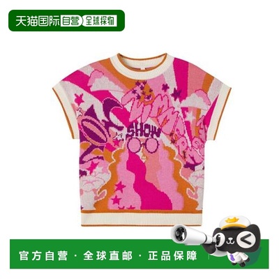 1h可退 香港直邮ZIMMERMANN 女童 Patience 棉质提花毛衣童装