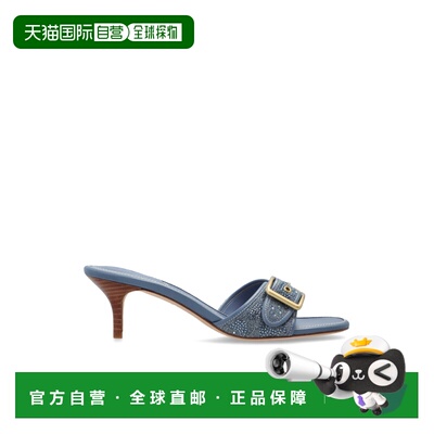 香港直邮COACH 女士凉鞋 CEX100DEN AW2026 蓝色 Heeled mules 
