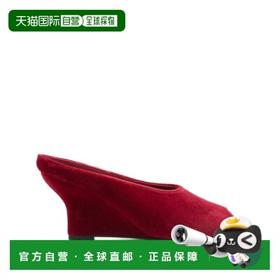 toteme 女士 天鹅绒坡跟凉拖 261WAS0280FB0420坡 【付后1h可退】