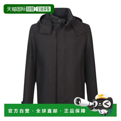 香港直邮HERNO 男士夹克 GI000449UM01333449300 AW2024 黑色外套