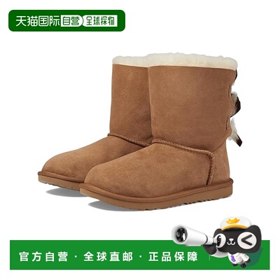 1h可退 香港直邮Ugg 女童 Bailey II 蝴蝶结靴子(小童/大童)童鞋