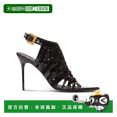 1h可退 香港直邮Balmain 露趾高跟凉鞋 GN1UH194LMXK