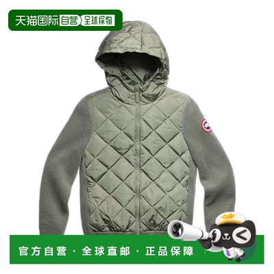 香港直邮Canada Goose HyBridge® 绗缝针织连帽羽绒服 6800L
