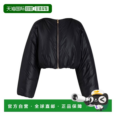 1h可退 香港直邮alaia 女士 尼龙褶裥短夹克 AA9V1210W158C