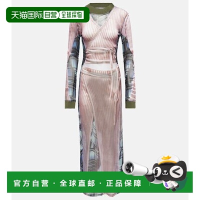 1h可退 香港直邮YPROJECT/x Paul Gaultier女士中长连衣裙