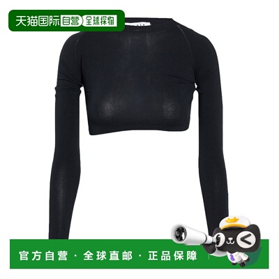 香港直邮alaia 女士 短款上衣 black黑色 舒适时尚