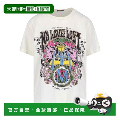 香港直邮MOTHER 女士T恤 86711079JNLL AW2025 白色 T-Shirt