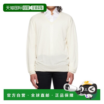 香港直邮TOM FORD 男士针织衫 SS2026 KVL048YMK087WAE白色羊绒