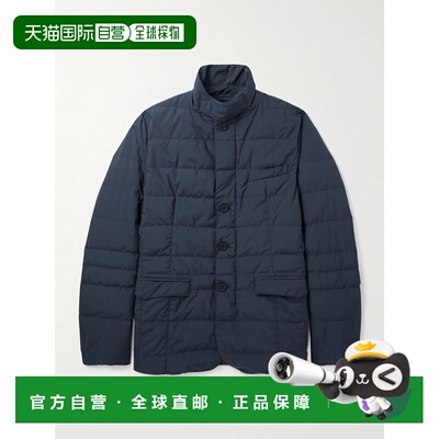1h可退 Herno 男士 Shell 绗缝羽绒夹克 PI001237U12840
