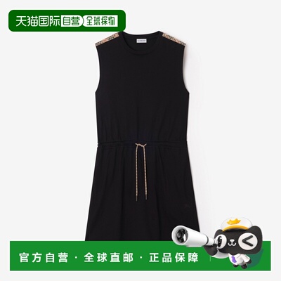 自营欧洲直邮Burberry博柏利 女士棉质针织Equestrian骑士刺绣连