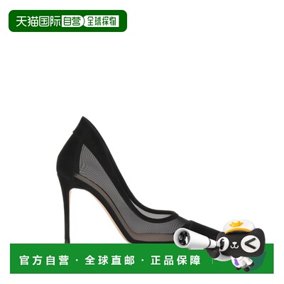香港直邮Gianvito Rossi 吉安维托 罗西 女士 鞋跟黑色高跟鞋 G22