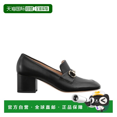 香港直邮Gucci 马衔扣高跟乐福鞋单鞋高跟鞋 832443BKO00