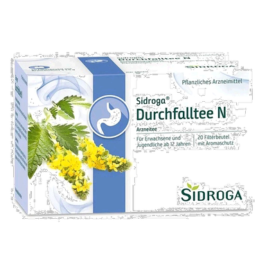 欧洲直邮德国药房Sidroga腹泻拉肚止泻欧洲龙芽草茶包20X1.5g