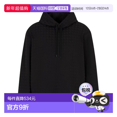 1h可退 香港直邮Emporio Armani 长袖连帽卫衣 EM003424AF13700