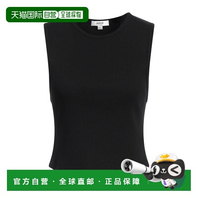 香港直邮AGOLDE 女士 背心上衣 black黑色 舒适时尚