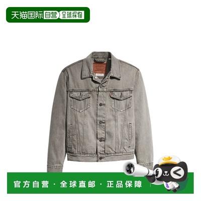 自营欧洲直邮Levis The Goosebumps Trucker Jacket男士灰色夹克