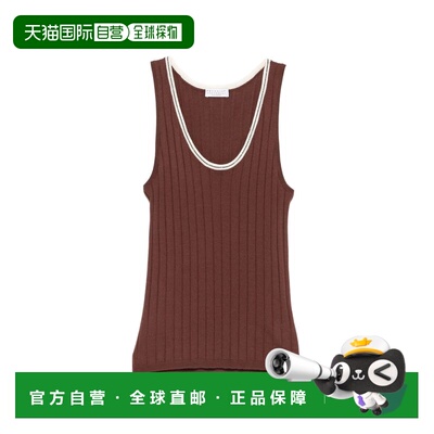 1h可退 香港直邮BRUNELLO CUCINELLI 女士背心吊带 M14817210CSB2