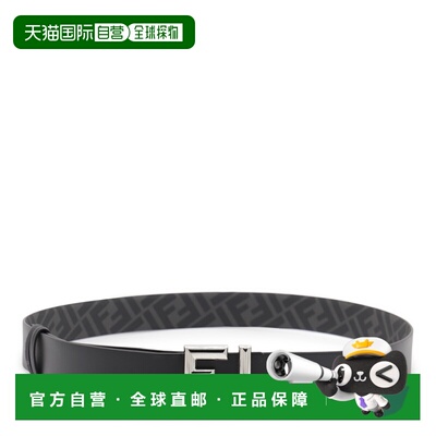 欧洲直邮FENDI 男士腰带 7C0488AFF2F0GXN AW2026 黑色 Fendi bel