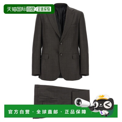 1h可退 香港直邮BRIONI 男士西服 RANP0UODA822500 AW2025 黑色 '