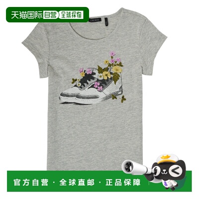欧洲直邮IKKS  ECOMUSSE 女童服装短袖T恤 XU10232-24-C