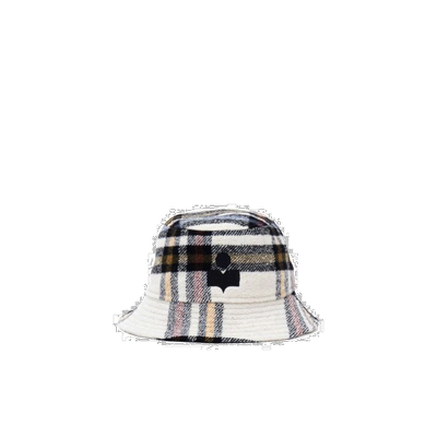 1h可退 Isabel Marant 多色格纹渔夫帽 CU002622A019A高级感正品