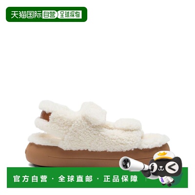 1h可退 香港直邮moon boot 月亮靴 女士 毛羊皮双带状凉鞋 242002