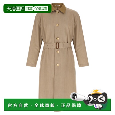 1h可退 香港直邮AURALEE 男士 'Wool Max Canvas' 大衣 A26SC01WC