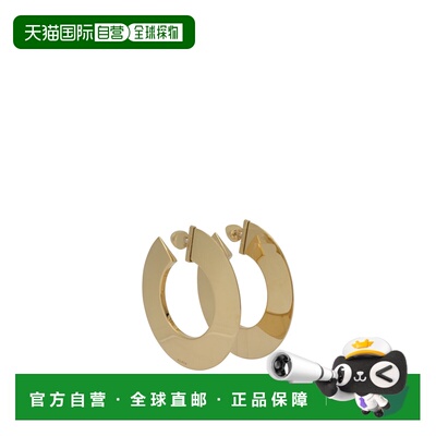 香港直邮ALAIA 女士耳饰 AAJE1018E006220 CO 金色 环形耳饰