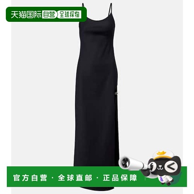 1h可退 香港直邮Coperni 女士 Garter 棉混纺针织长款连衣裙长裙