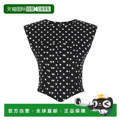 1h可退 香港直邮GANNI 甘尼 女士 'Polka Dot' 上衣 A1040078099