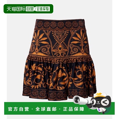 1h可退 香港直邮FARM RIO 女士 Cornely Ainika 刺绣迷你半身裙