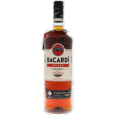 欧洲直邮Bacardi百加得五香朗姆酒35%1000ml波多黎各基酒调酒洋酒