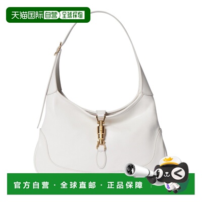 自营欧洲直邮GUCCI古驰 Jackie 1961女士白色皮革肩背包手提包