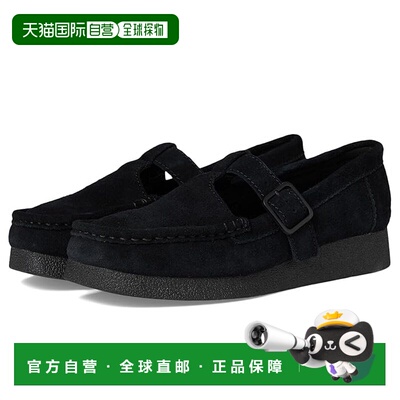 1h可退 香港直邮clarks originals 其乐 女士 Wallabee Evo 横条