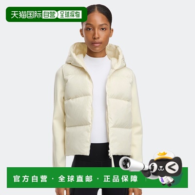 自营欧洲直邮Canada Goose加拿大鹅 HyBridge女士羊毛尼龙连帽羽