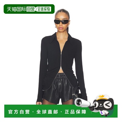 1h可退 香港直邮Alexander Wang 亚历山大 王 女士 背部垂褶衬衫