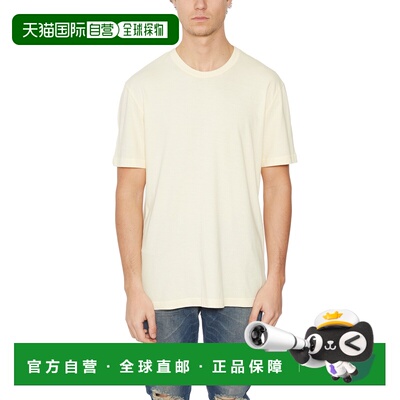 香港直邮James Perse 男士T恤 FMLJ3311 SS2023 黄色