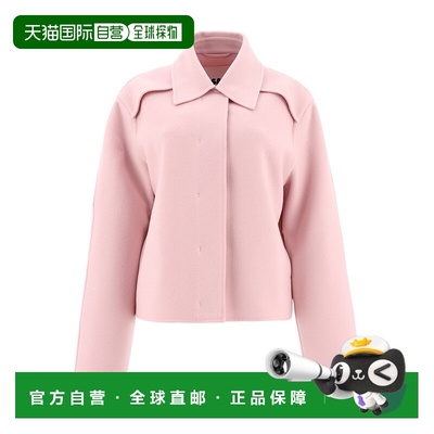 香港直邮Jil Sander 短款休闲夹克女装羊毛外套 J01BN0107-J40035