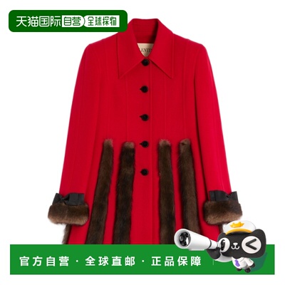 香港直邮VALENTINO 女士外套 BCJ7Z74G2R9M SS202【付后1h可退】