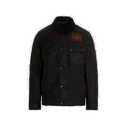 香港直邮Barbour 经典衣领涂蜡休闲夹克 MWX1853MWXBK51