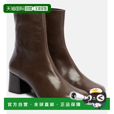 1h可退 香港直邮Lemaire 女士 Anatomic 55 皮质短靴 FO0206LL007