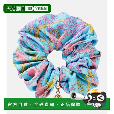 1h可退 香港直邮Versace 范思哲 女士 Underwater Barocco 真丝发