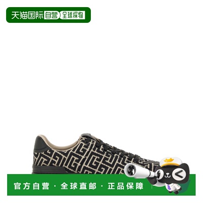 香港直邮BALMAIN 男士休闲鞋 FM1VI288TJCMEDK AW2025 黑色 系带