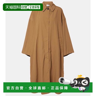 香港直邮The Row 女士 Arwen 宽松款大衣 beige米色 舒适时尚