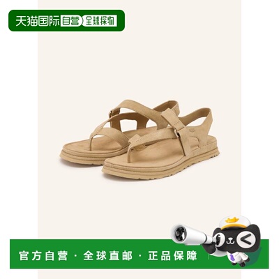 1h可退 欧洲直邮UGG 女士凉鞋 100297269412000 CO 浅棕色 Toe Se