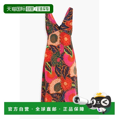 1h可退 香港直邮FARMRIO女士中长连衣裙