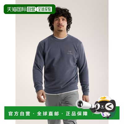 欧洲直邮Arc'teryx 始祖鸟 EMBLEM抓绒圆领套头衫 男装