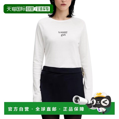 1h可退 欧洲直邮TOMMY HILFIGER 女士T恤 DW0DW22499YBL SS2026