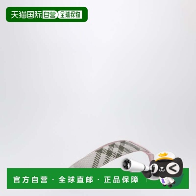 香港直邮Burberry 巴宝莉 女士 Pavilion 粉色格纹图案凉鞋 81230