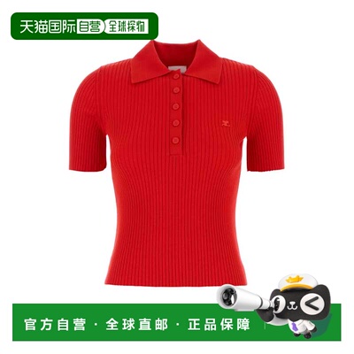 1h可退 香港直邮COURREGES 女士POLO衫 125MPO029FI00014040 AW20